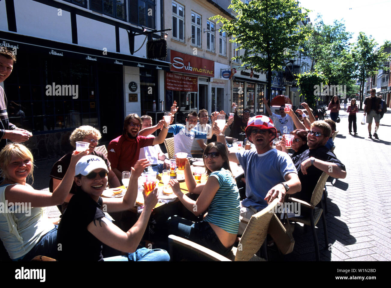 Danish soccer fans hi-res stock photography and images - Alamy
