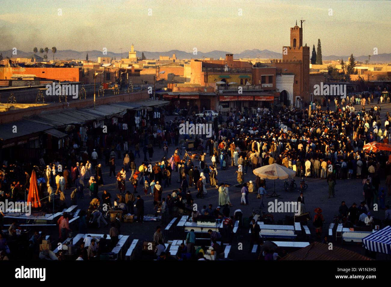 Jamma el-Fna, Marrakech, Morocco North Africa Stock Photo - Alamy