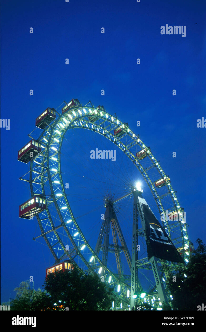 Riesenrad, Prater, Wien Oesterreich Stock Photo - Alamy