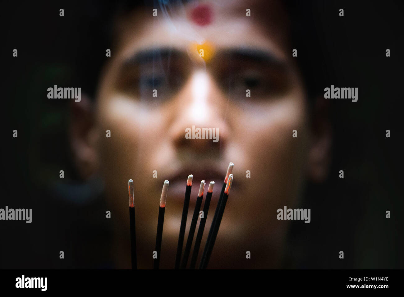 Man face india goa hi-res stock photography and images - Alamy