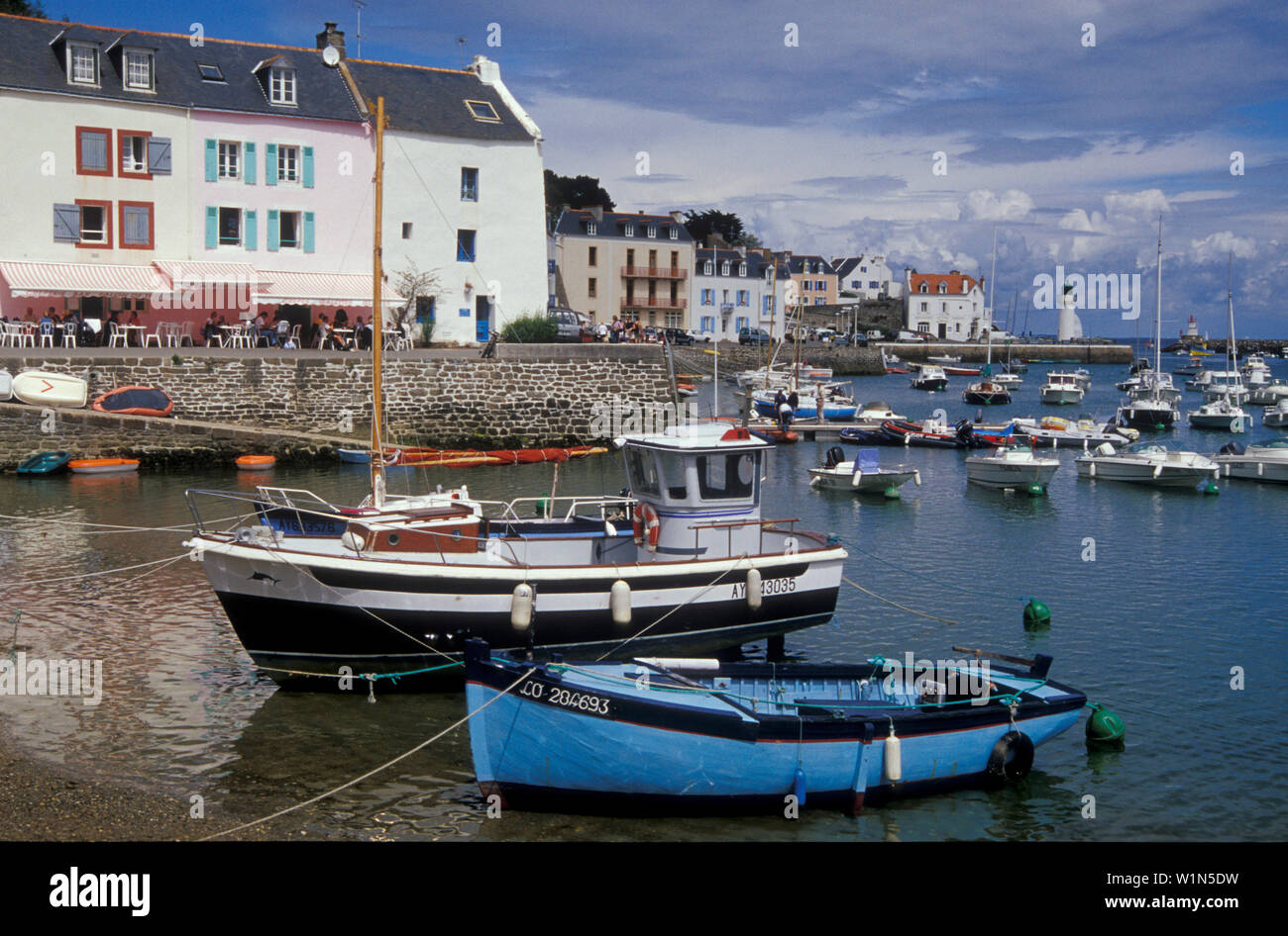 Sauzon, Belle Ile, Brittany, France Stock Photo - Alamy