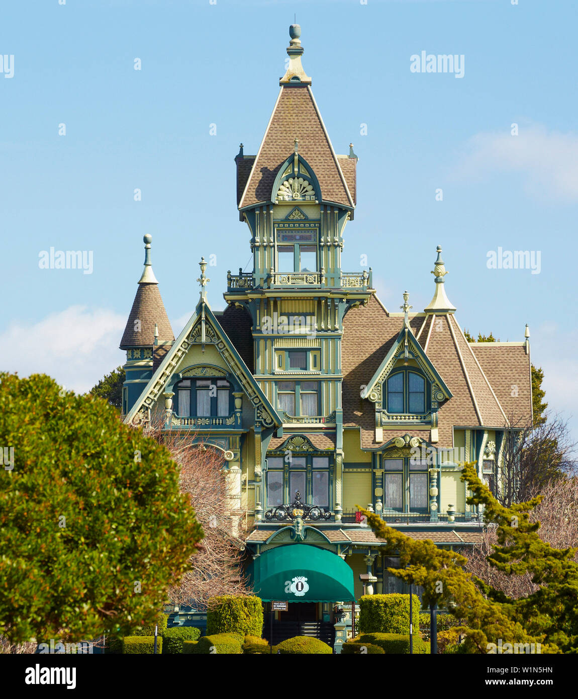 , Victorian house , Historic Old Town , Eureka , California , USA Stock ...