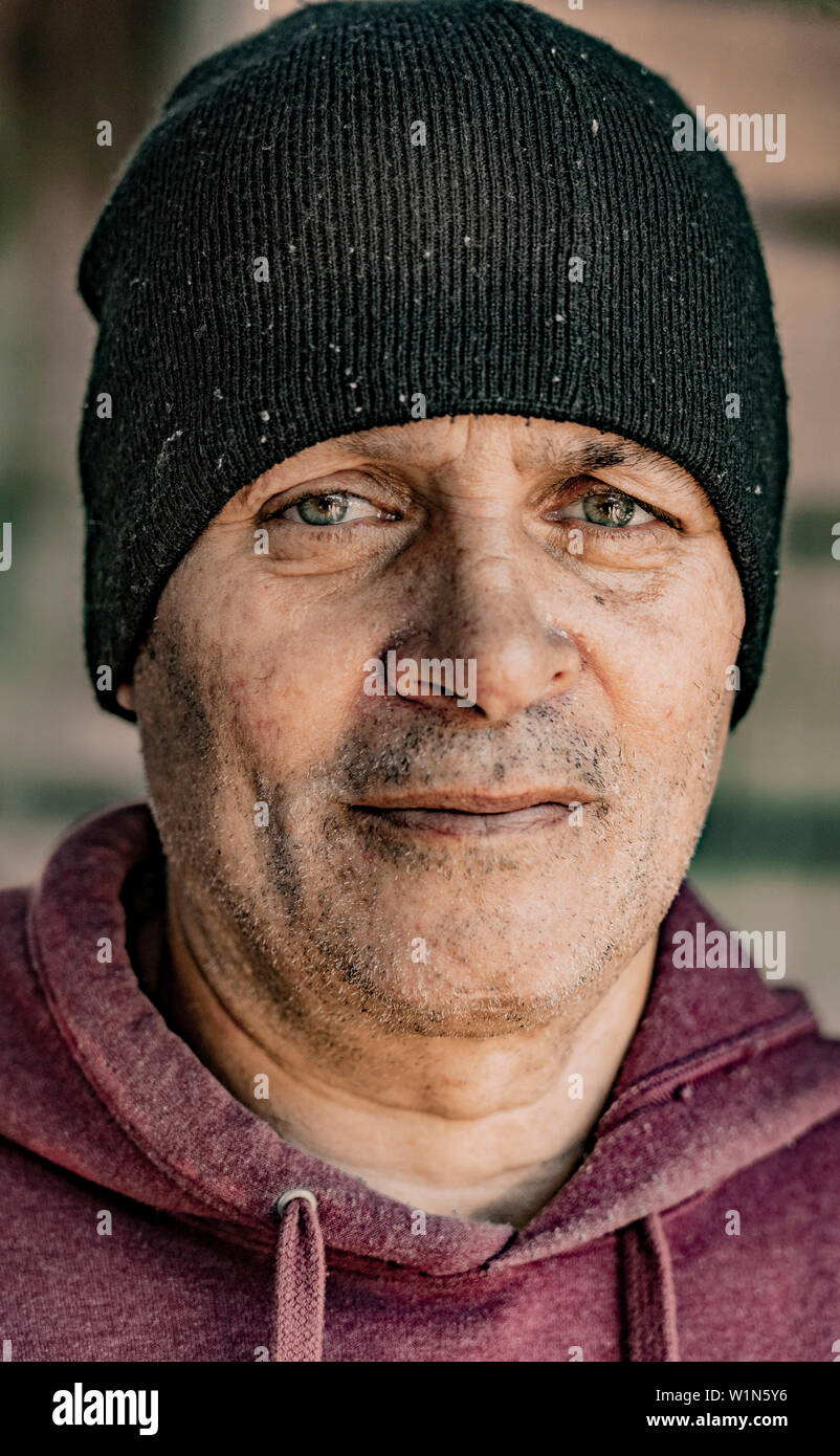 Portrait of male in street hi-res stock photography and images - Alamy
