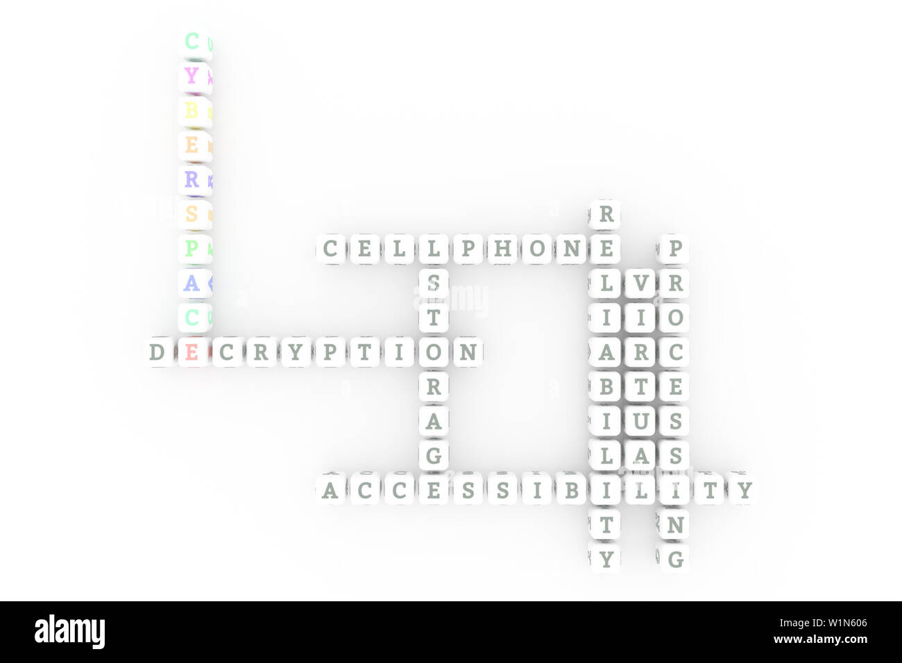 Cyberspace, ict keyword crossword. For web page or design, as graphic ...