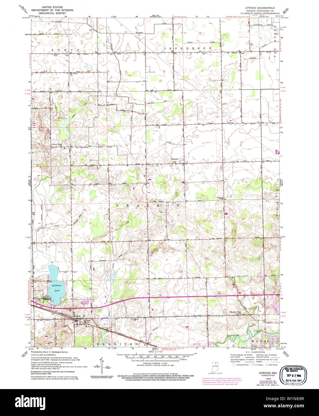 Atwood map hi-res stock photography and images - Alamy