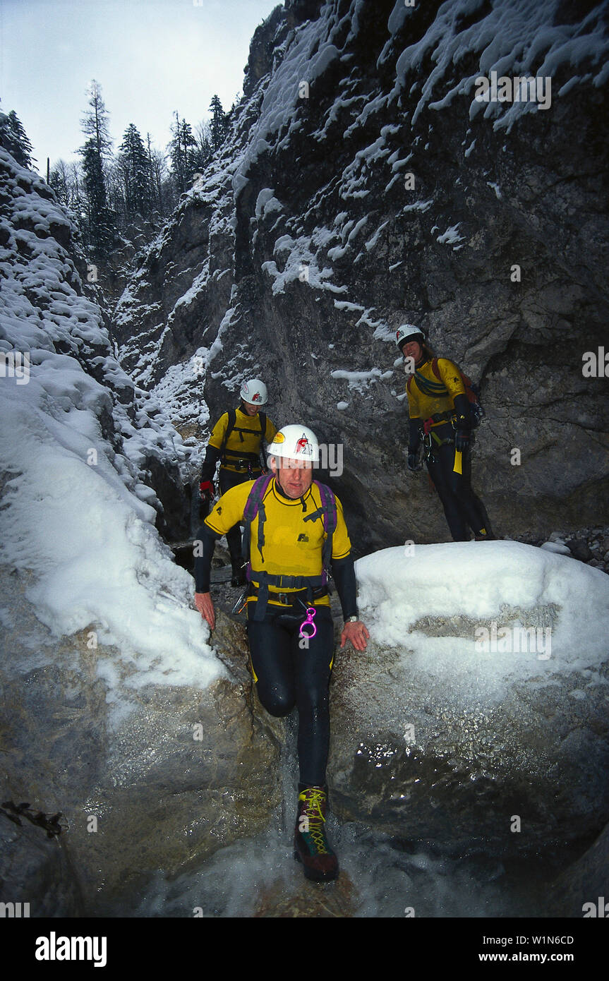 Canyoning hi-res stock photography and images - Alamy