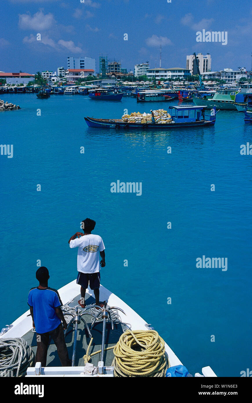 Harbor harbour male maldives hi-res stock photography and images - Alamy