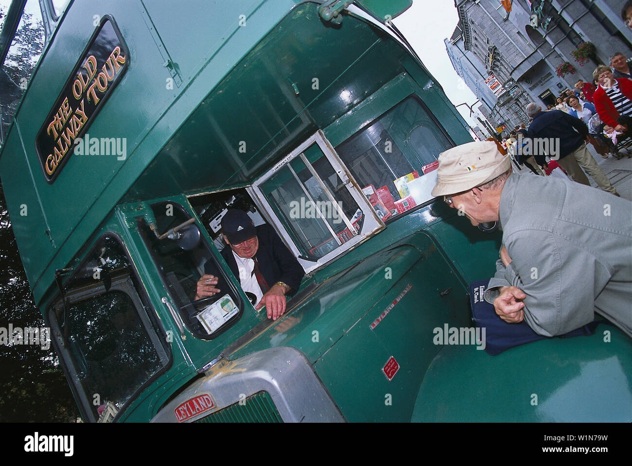 The Old Galway Tour Bus, Galway Ireland Stock Photo - Alamy