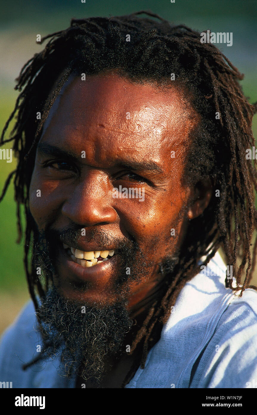 Rastas, Port Antonio, Portland Jamaika, Karibik Stock Photo - Alamy