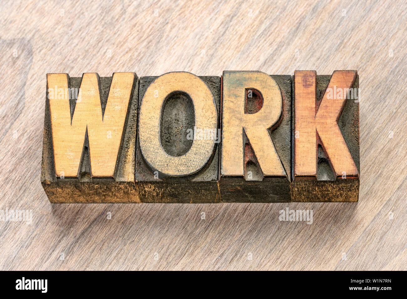 Work word hi-res stock photography and images - Alamy