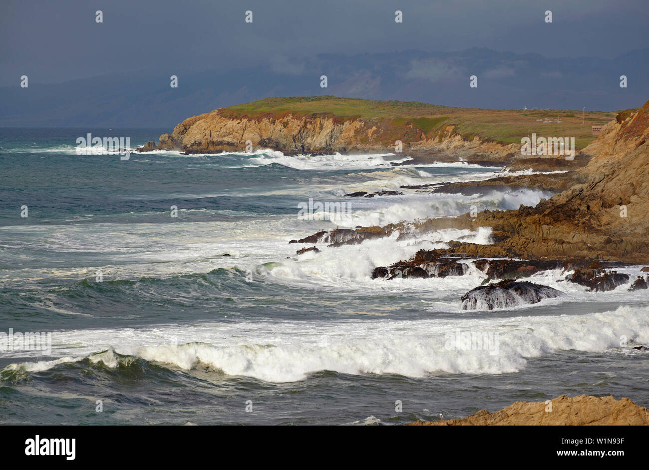Pacific coast at Bodega Bay , Bodega Head , Pacific Ocean , Sonoma ...