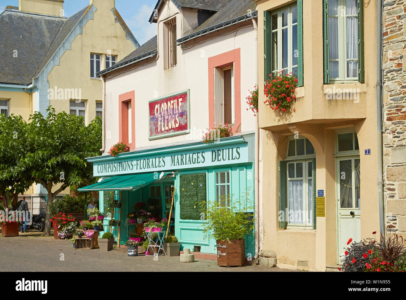Walk through the old city of Malestroit, River Oust and, Canal de ...