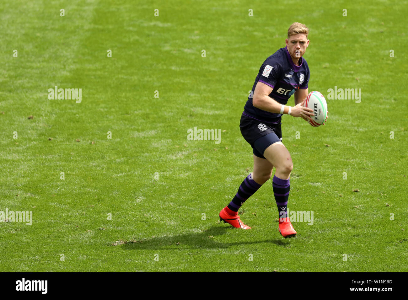 Scotland's Glenn Bryce during day two of the HSBC London Sevens at ...