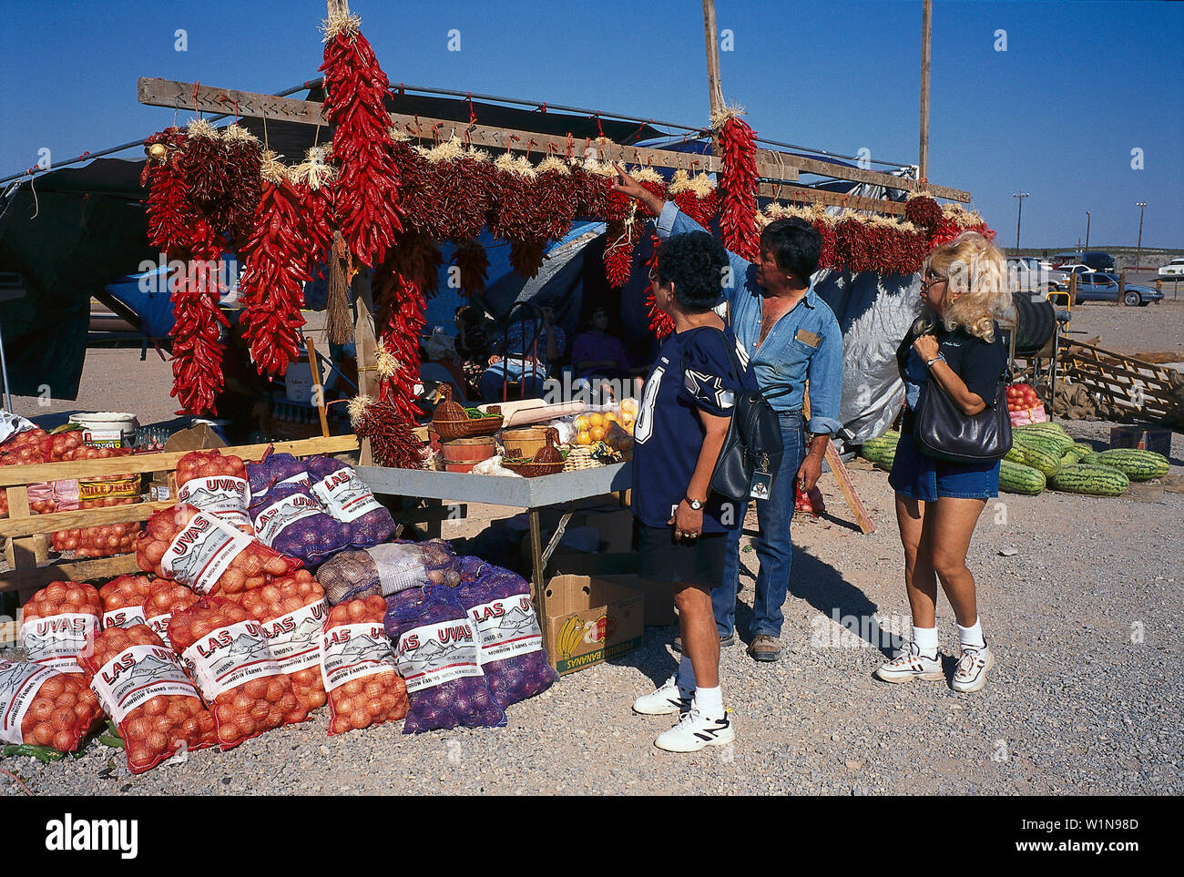 Chilli Stand, Hatch Chilli Festival, New Mexico USA Stock Photo - Alamy