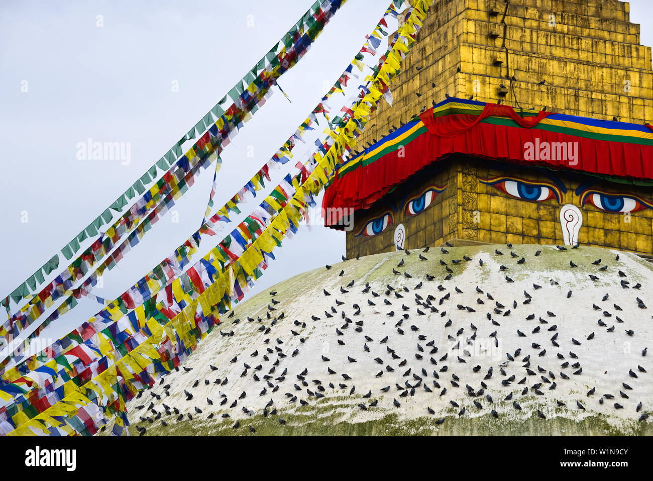Bodnath Stupa, Boudha, Boudnath, Bauddhanath, Kathmandu, Nepal ...