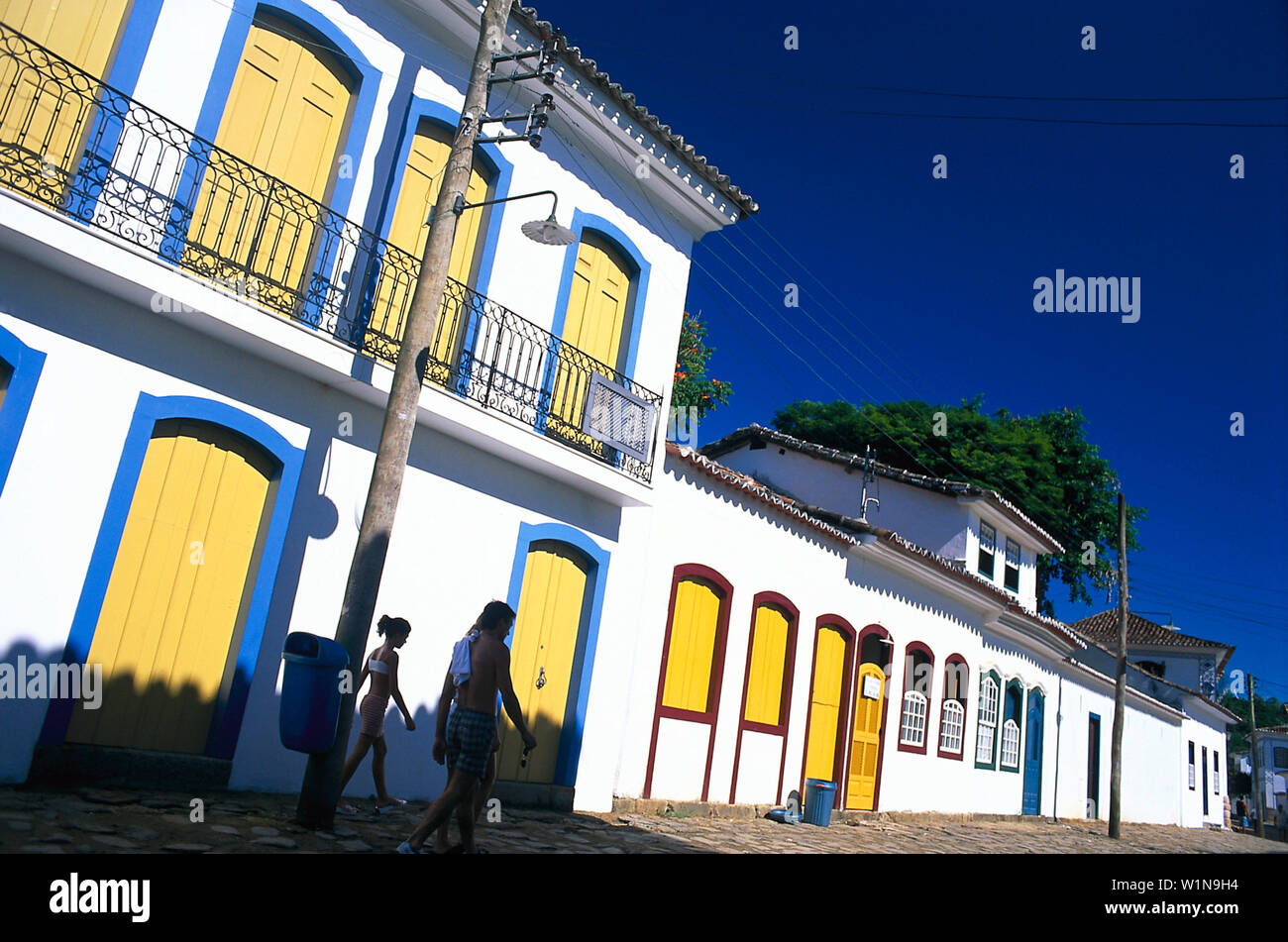 Paraty, Colonial town, Costa Verde Brazil Stock Photo - Alamy