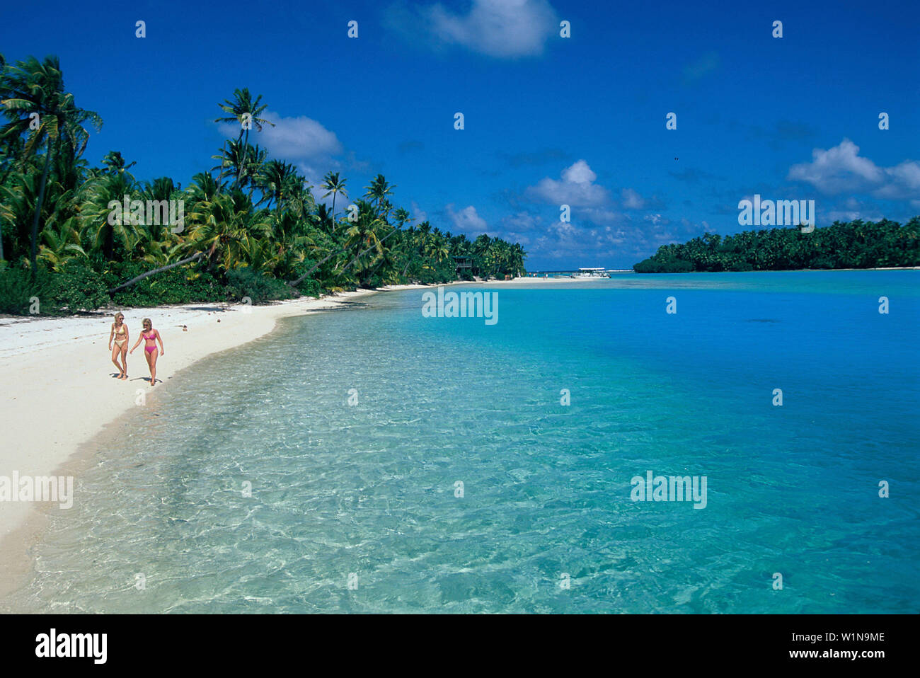 One Foot Island, Cook Islands Stock Photo - Alamy