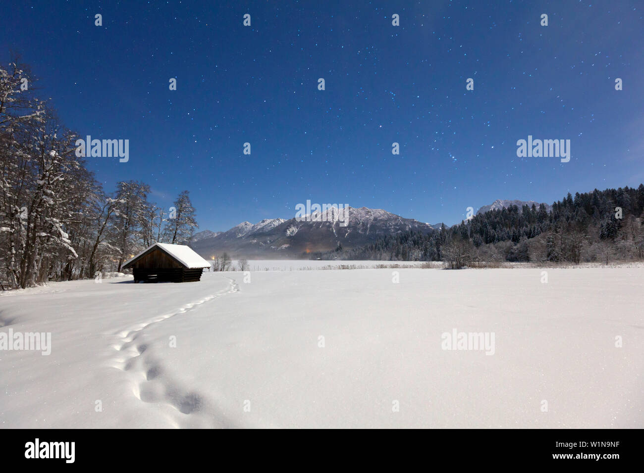 Starry sky winter germany hi-res stock photography and images - Alamy