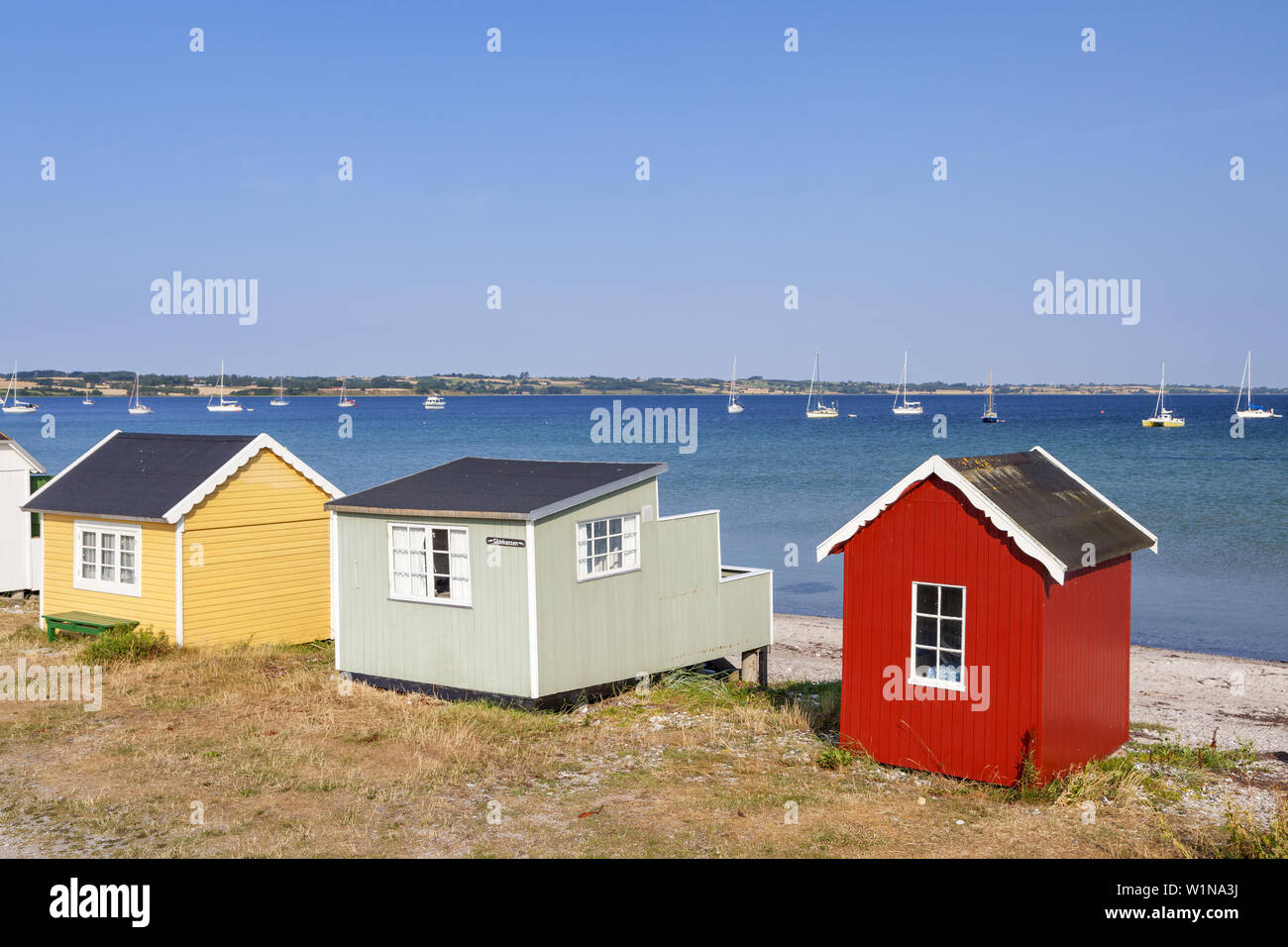 Denmark aero island aeroskobing beach hi-res stock photography and ...