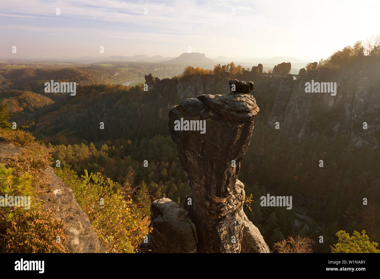 Bastei rocks hi-res stock photography and images - Alamy