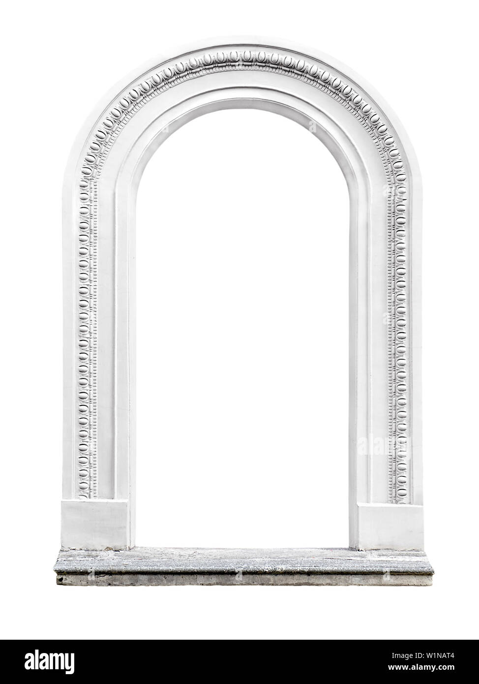 stone arch isolated on white background Stock Photo - Alamy