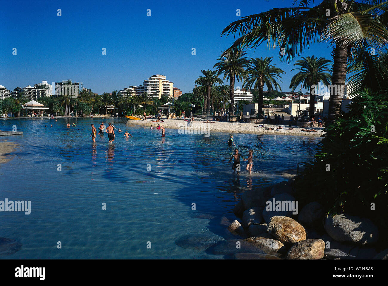 Kodak Beach, South Bank Parklands Brisbane, Queensland, Australien ...