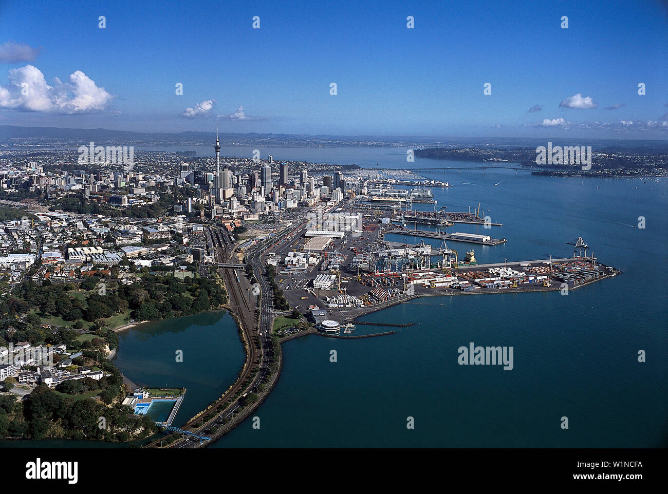 Aerial Photo, Auckland, New Zealand Stock Photo - Alamy
