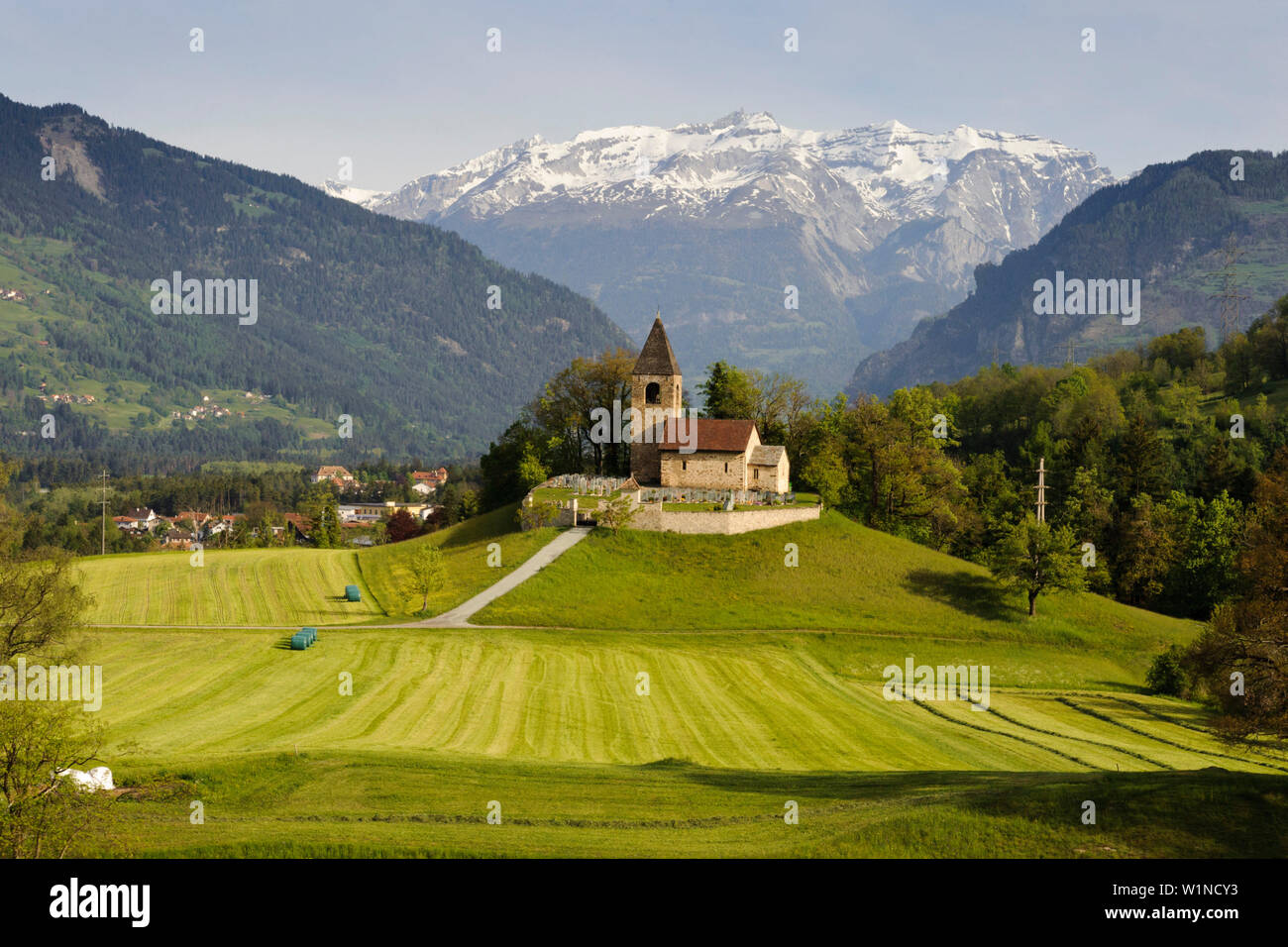 Church of St. Cassian in Thusis, UNESCO World Heritage Site Rhaetian ...
