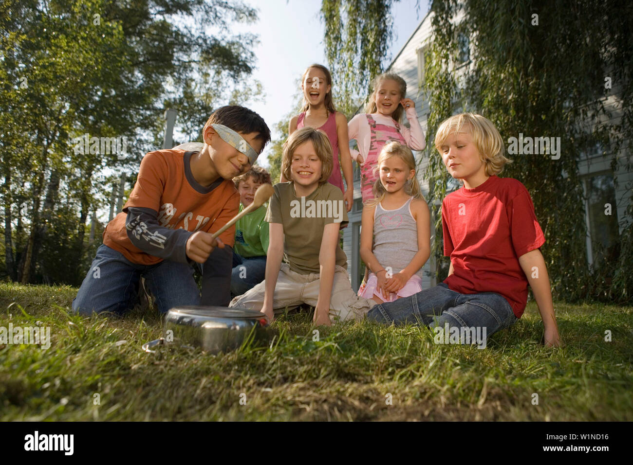 Child pot pans hi-res stock photography and images - Alamy