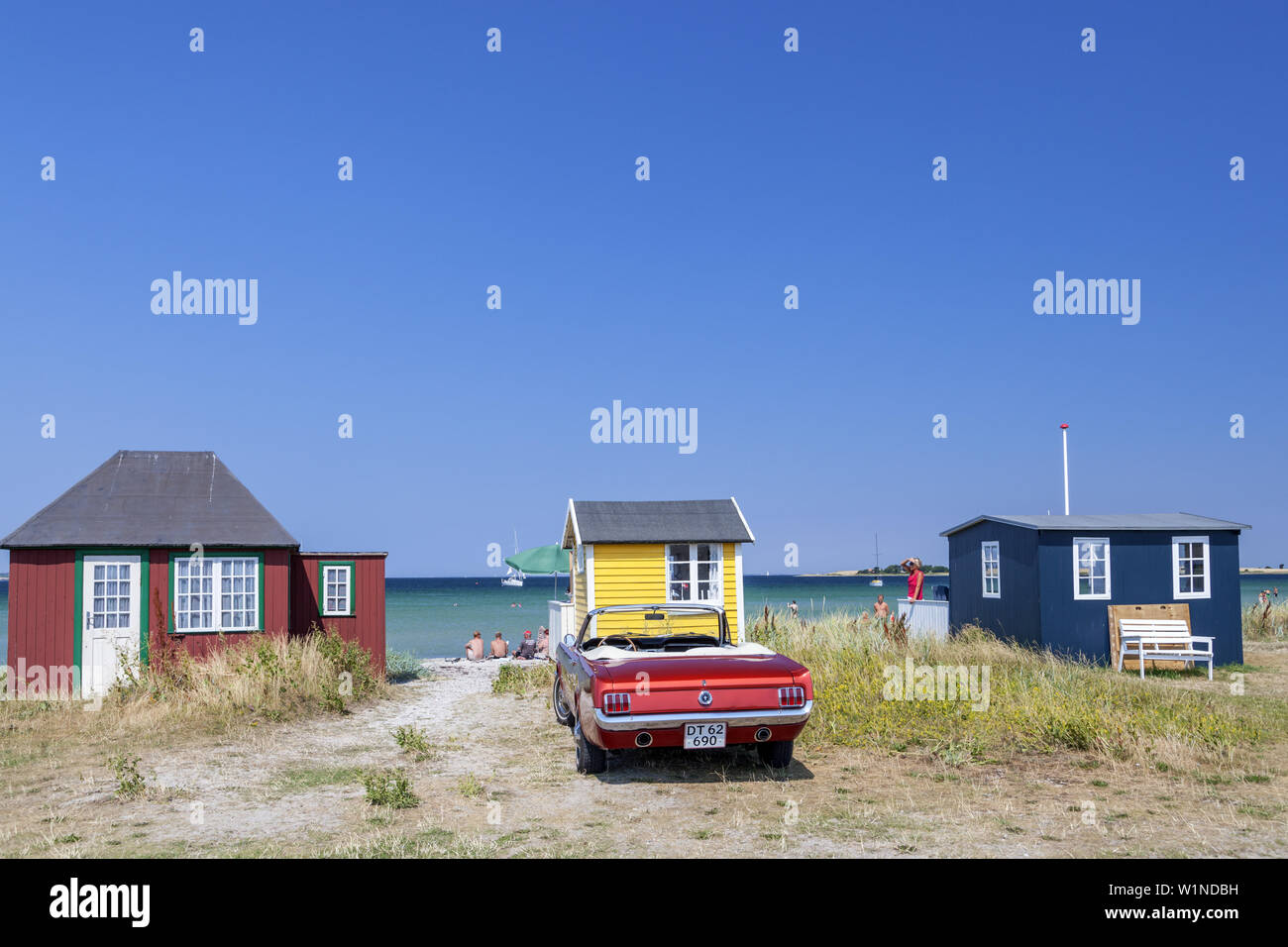 Denmark aero island aeroskobing beach hi-res stock photography and ...