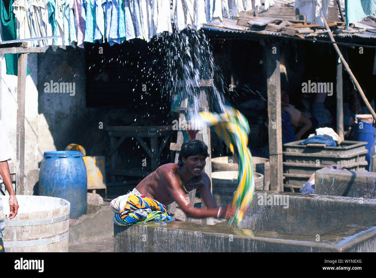 Launderer, Mahalakshmi, Mumbai India Stock Photo - Alamy