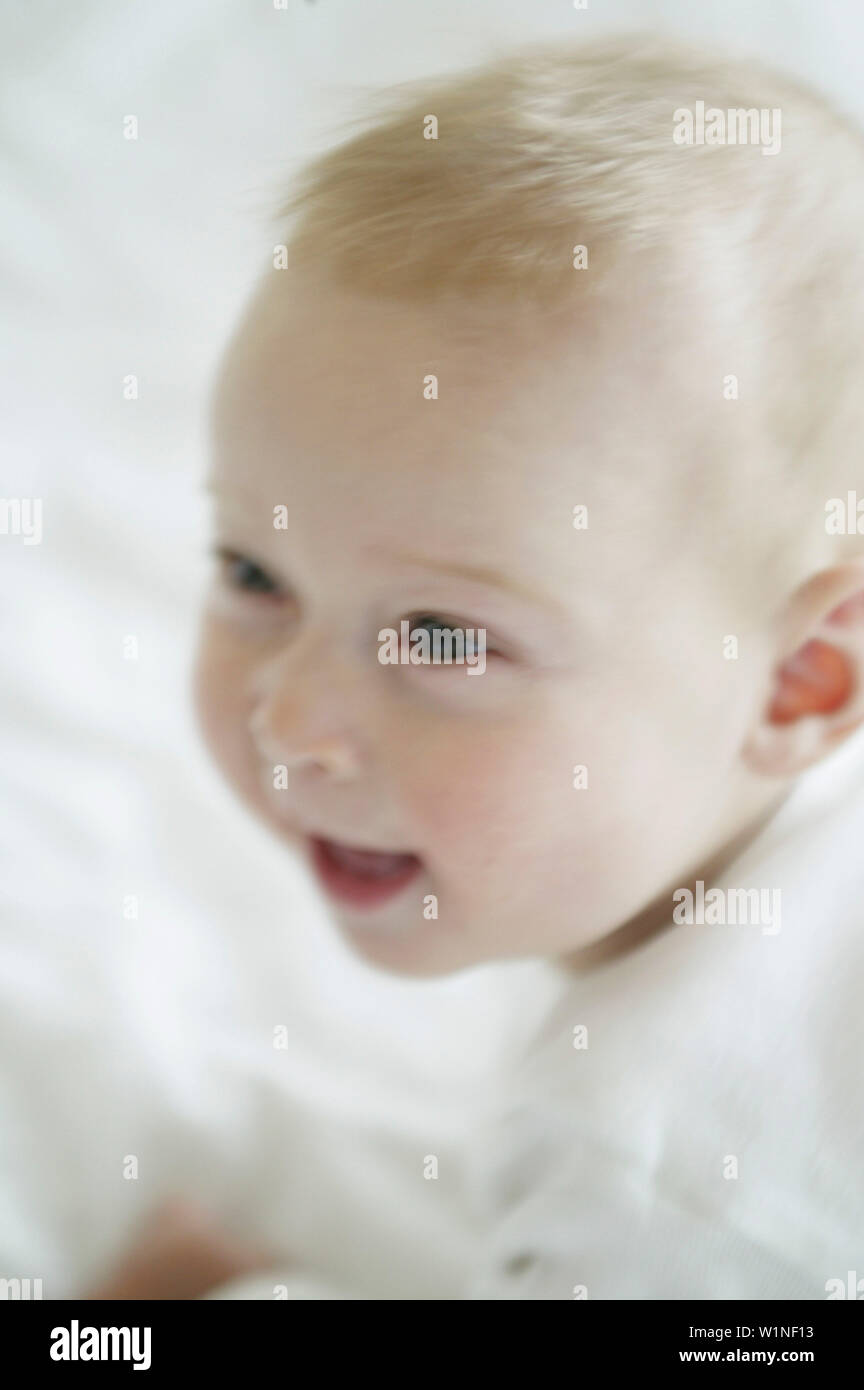 Little baby smiling Stock Photo - Alamy