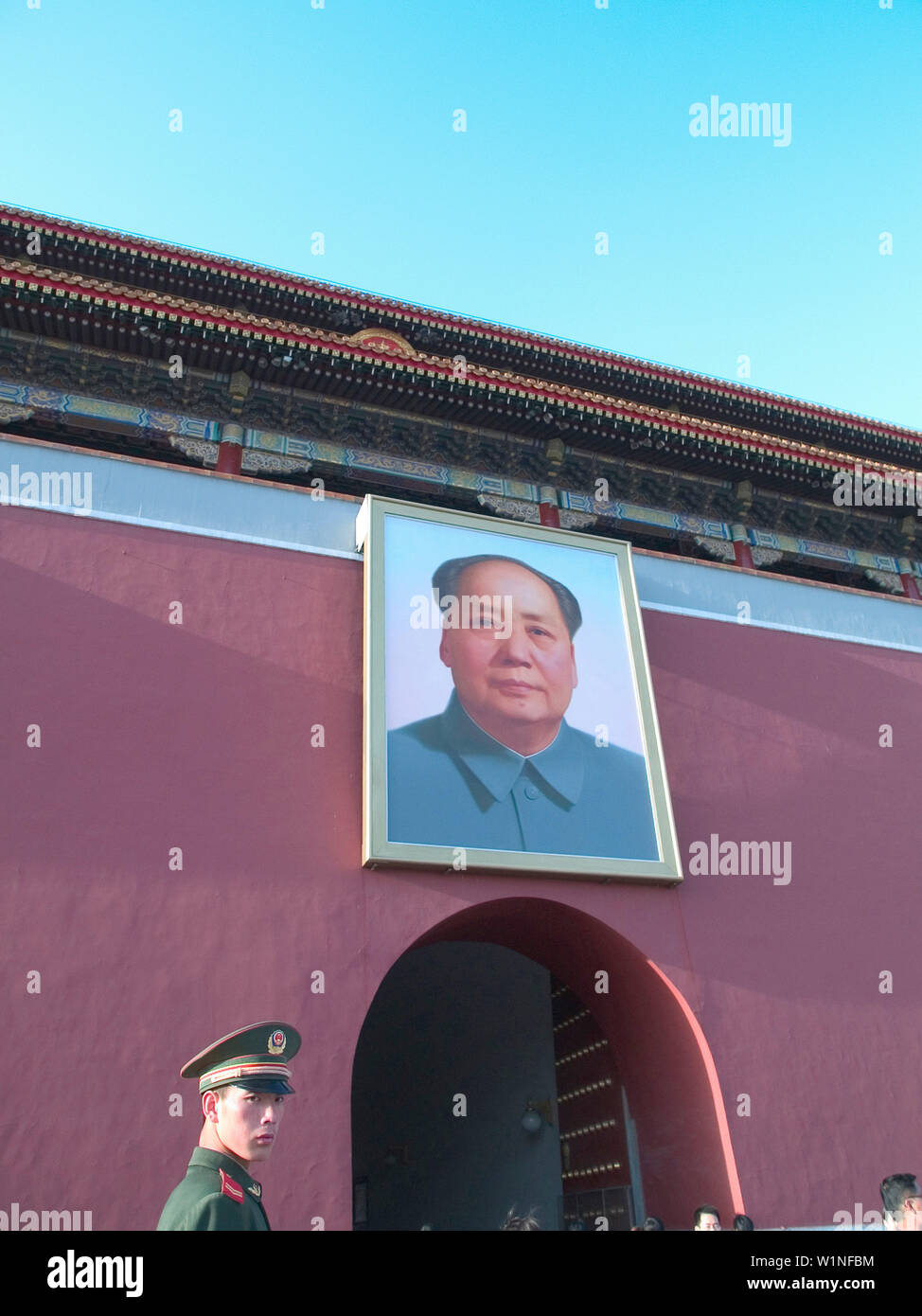 Portrait of Mao at the Tiananmen, Peking, China, Asia Stock Photo - Alamy