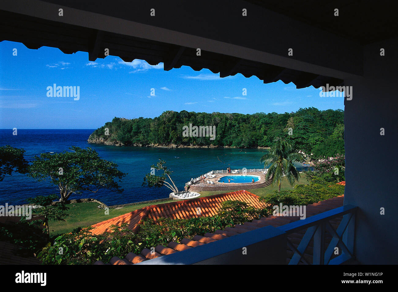 Dragon Bay Resort, bei Port Antonio Jamaika Stock Photo - Alamy