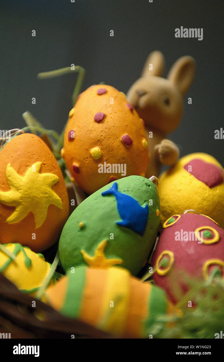Easter eggs, Symbols Stock Photo - Alamy
