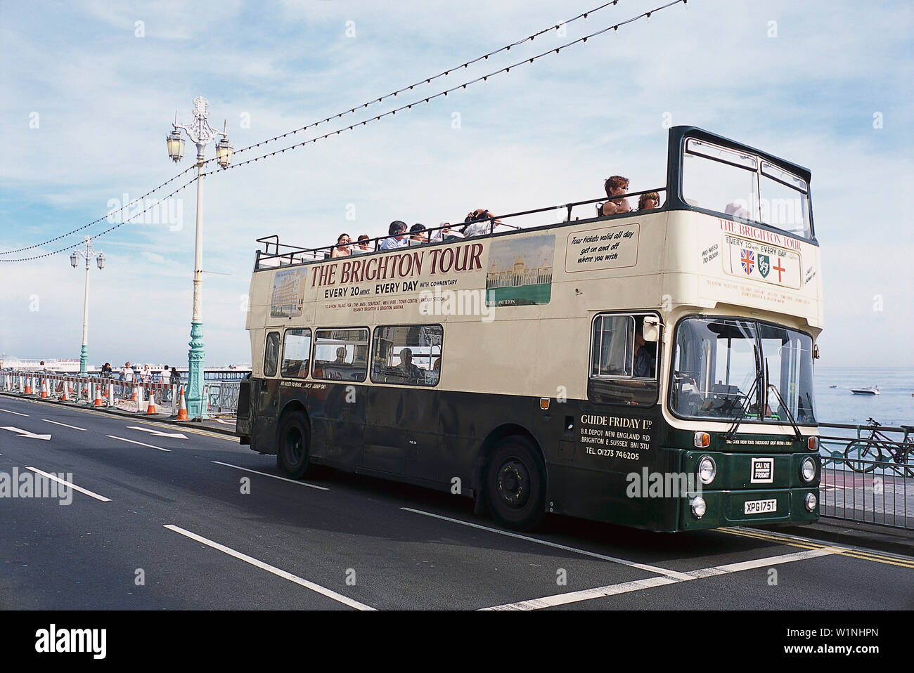 The Brighton Tour Bus, Brighton, East Sussex England Stock Photo - Alamy