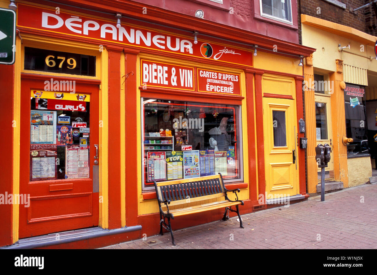 Store, Shopping, Quebec, Canada Stock Photo - Alamy