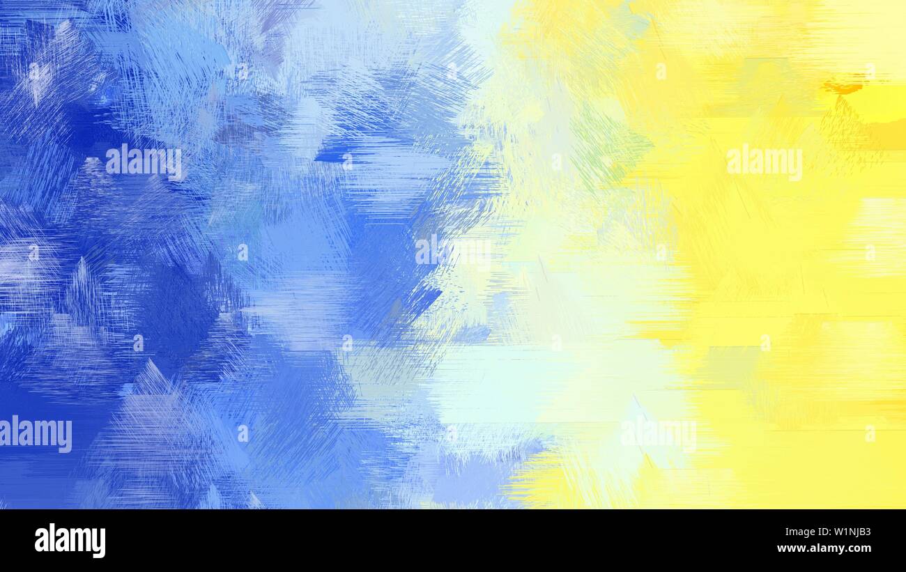 old painting brushed with royal blue, light gray and khaki colors ...