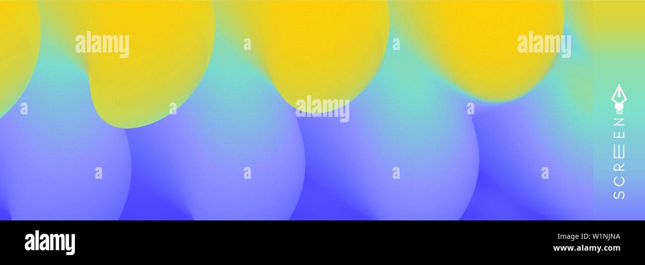 Vector volume background with color gradients. 3d abstract illustration ...