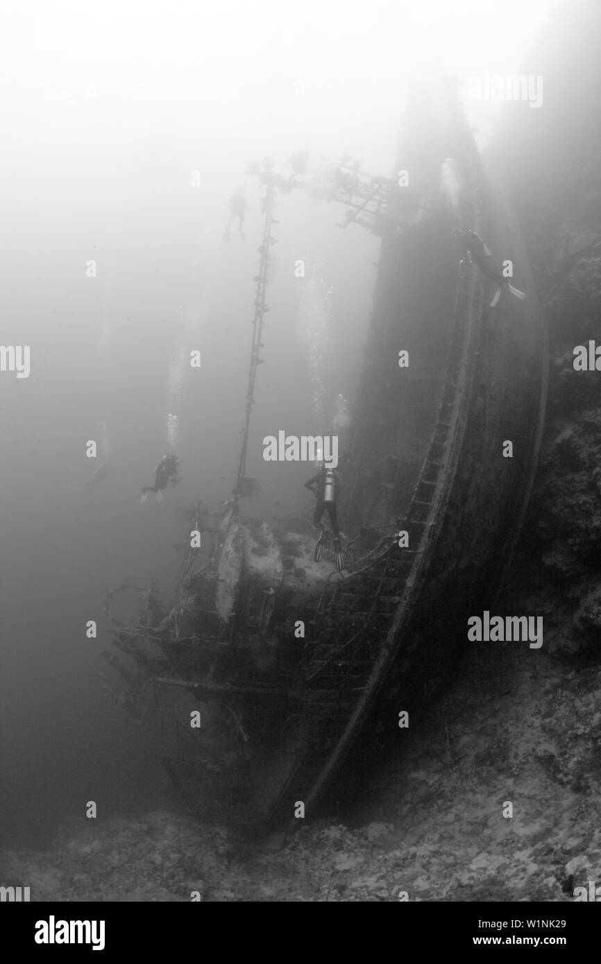 Upright Tuna Boat Wreck, Marovo Lagoon, Solomon Islands Stock Photo - Alamy