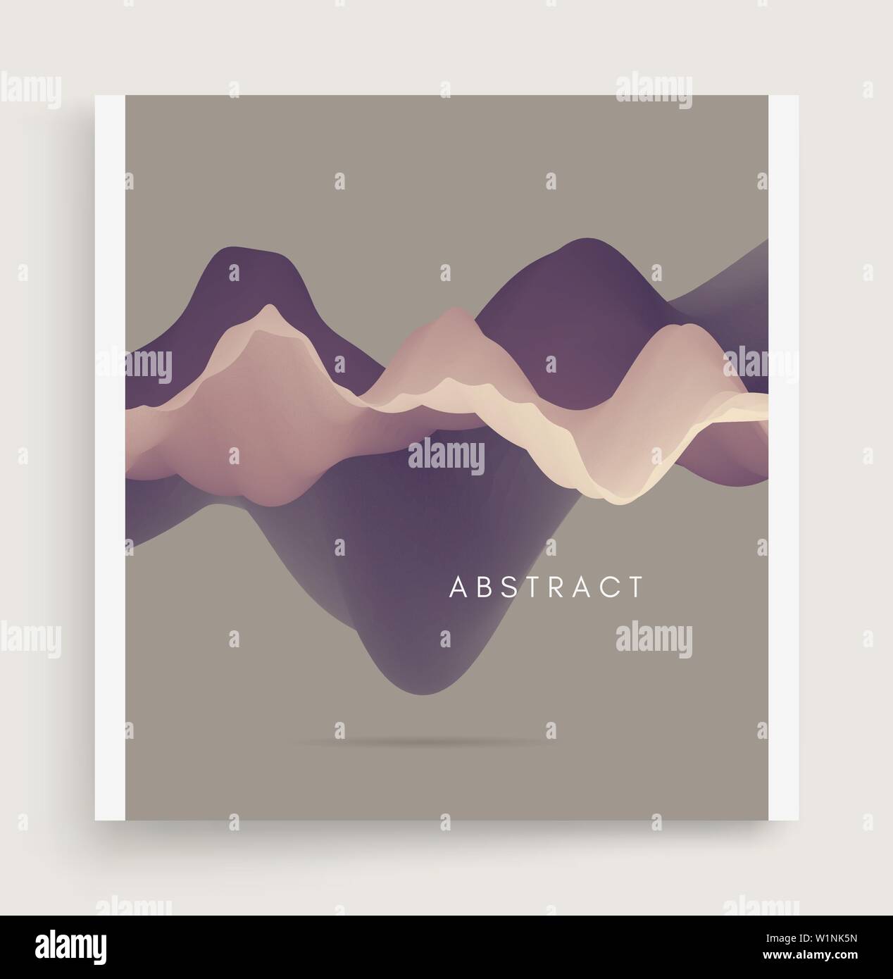 Album cover design template. Abstract background with color gradient ...