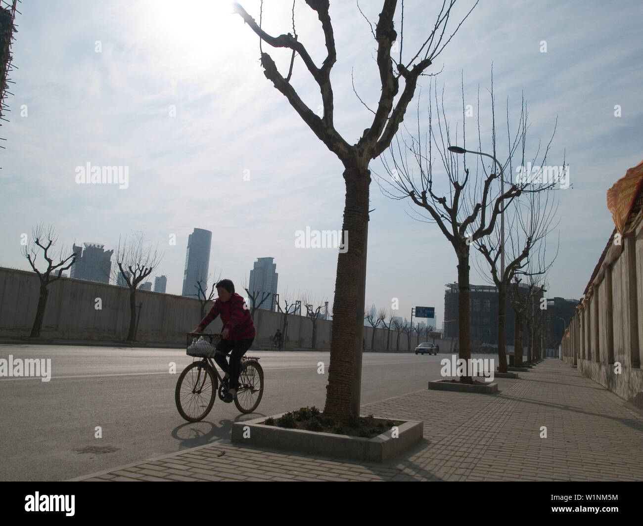 Day time shanghai city road hi-res stock photography and images - Alamy