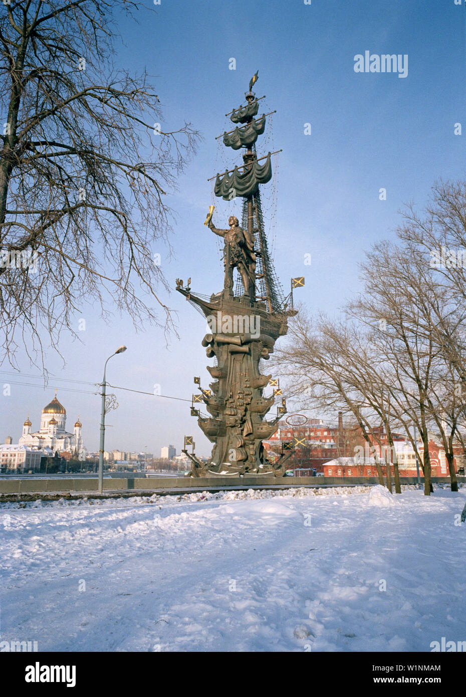 Statue of Peter the Great, Moscow Russia Stock Photo - Alamy