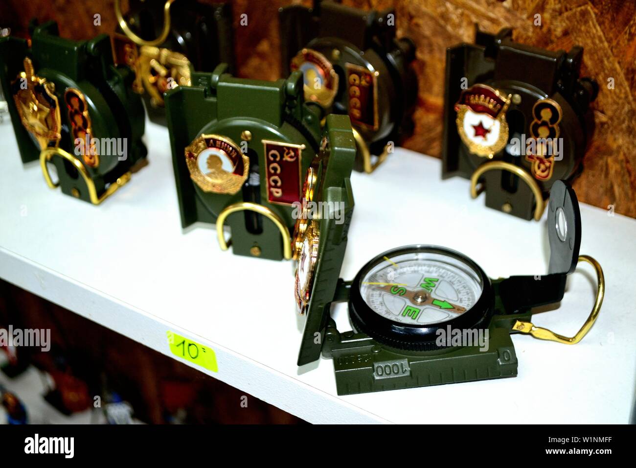 Selling Soviet- era compass in NESSEBAR - Black Sea - BULGARIA Stock ...