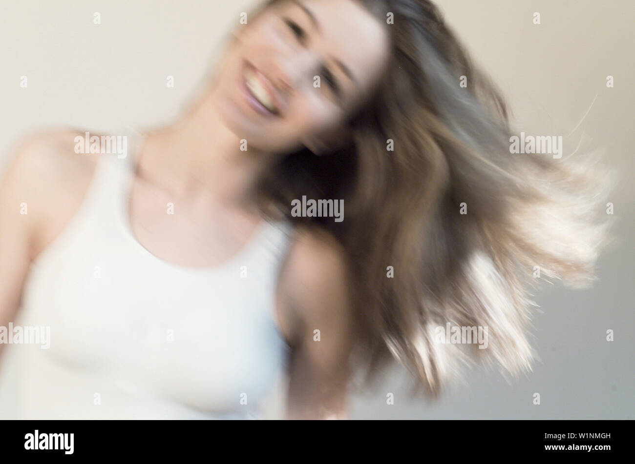 Happy woman lauging, people laughing Stock Photo - Alamy