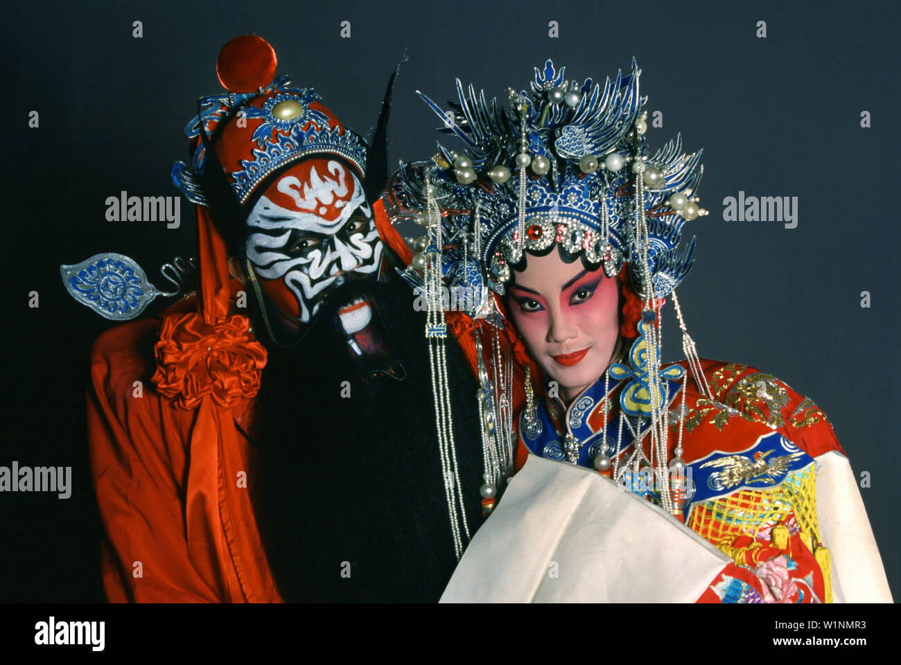 Chinese Opera, performers, Taipei, Taiwan Asia Stock Photo - Alamy