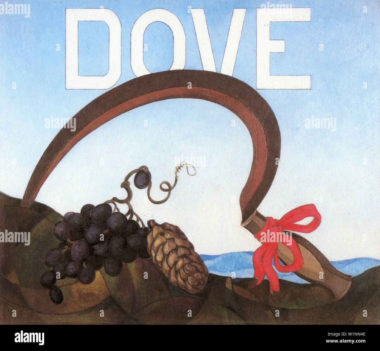 Charles Demuth - Poster Portrait Dove 1924 Stock Photo - Alamy