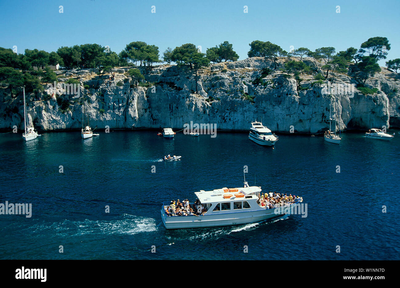 Calanque Port Pin, Bei Cassis, Provence Frankreich Stock Photo - Alamy