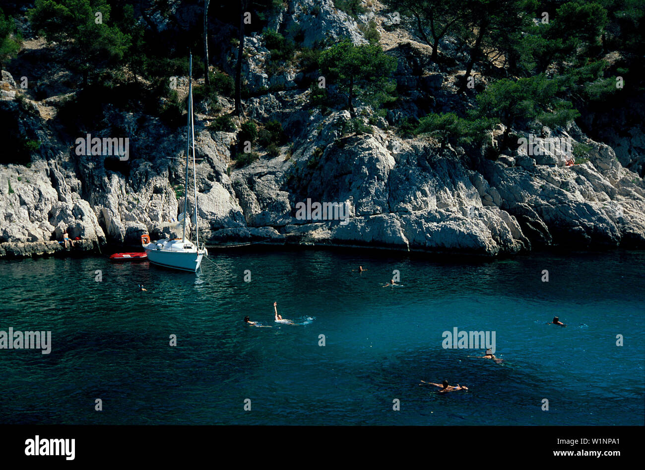 Calanque de Port Pin, Bei Cassis, Provence Frankreich Stock Photo - Alamy