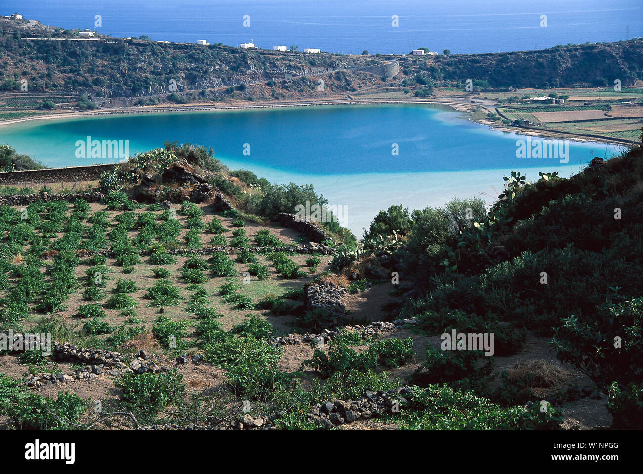 Lago di Venere, sulphureous/Fango, , Pantelleria Island Italy Stock ...